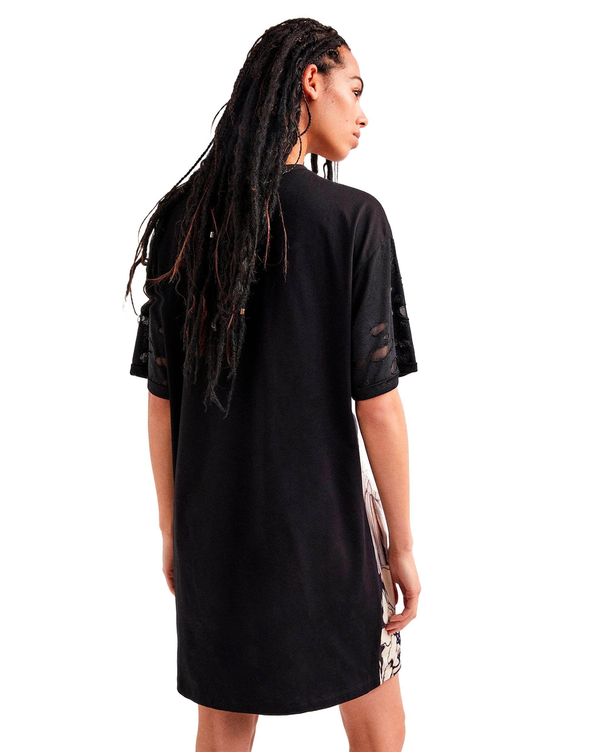 Desigual woMens Casual Dress, Black, Medium US