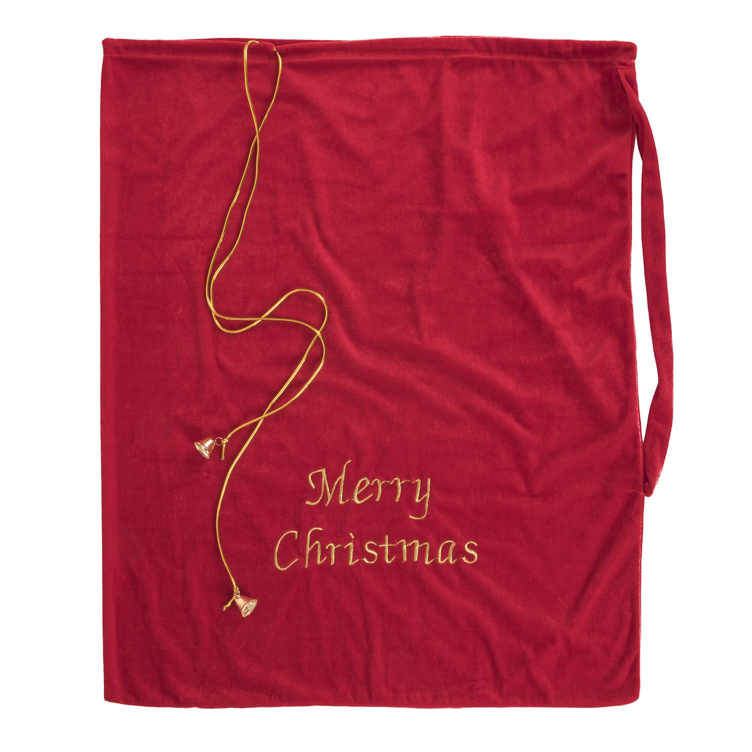 Kangaroo One Merry Christmas Santa Sack I Perfect Christmas Santa Bag I Large Santa Sacks Drawstring Christmas Bags I Santa Claus Costume Christmas Sacks for Presents I Santa Bags for Gifts 28 x 32 In