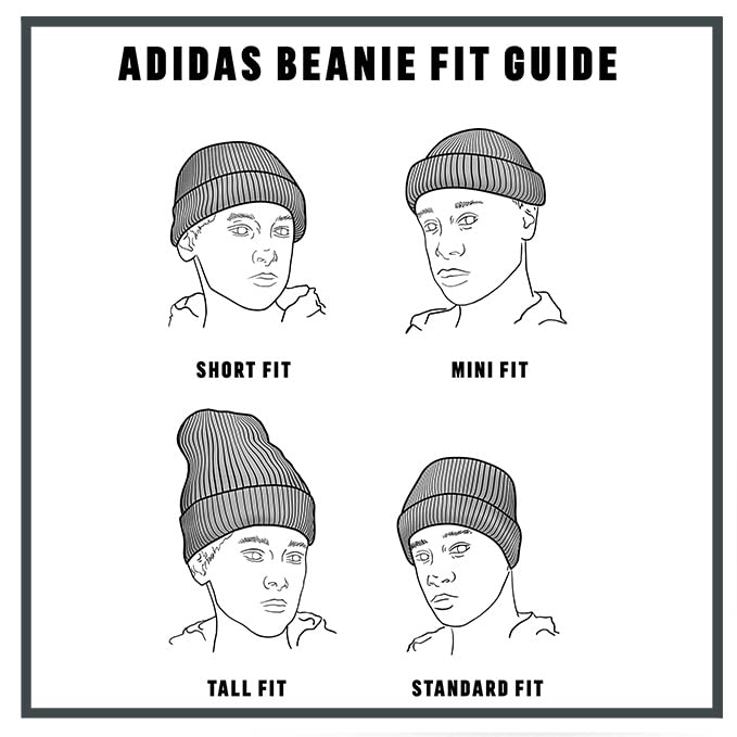 adidas Originals Color Fade Cuffed Beanie (Onix/White)