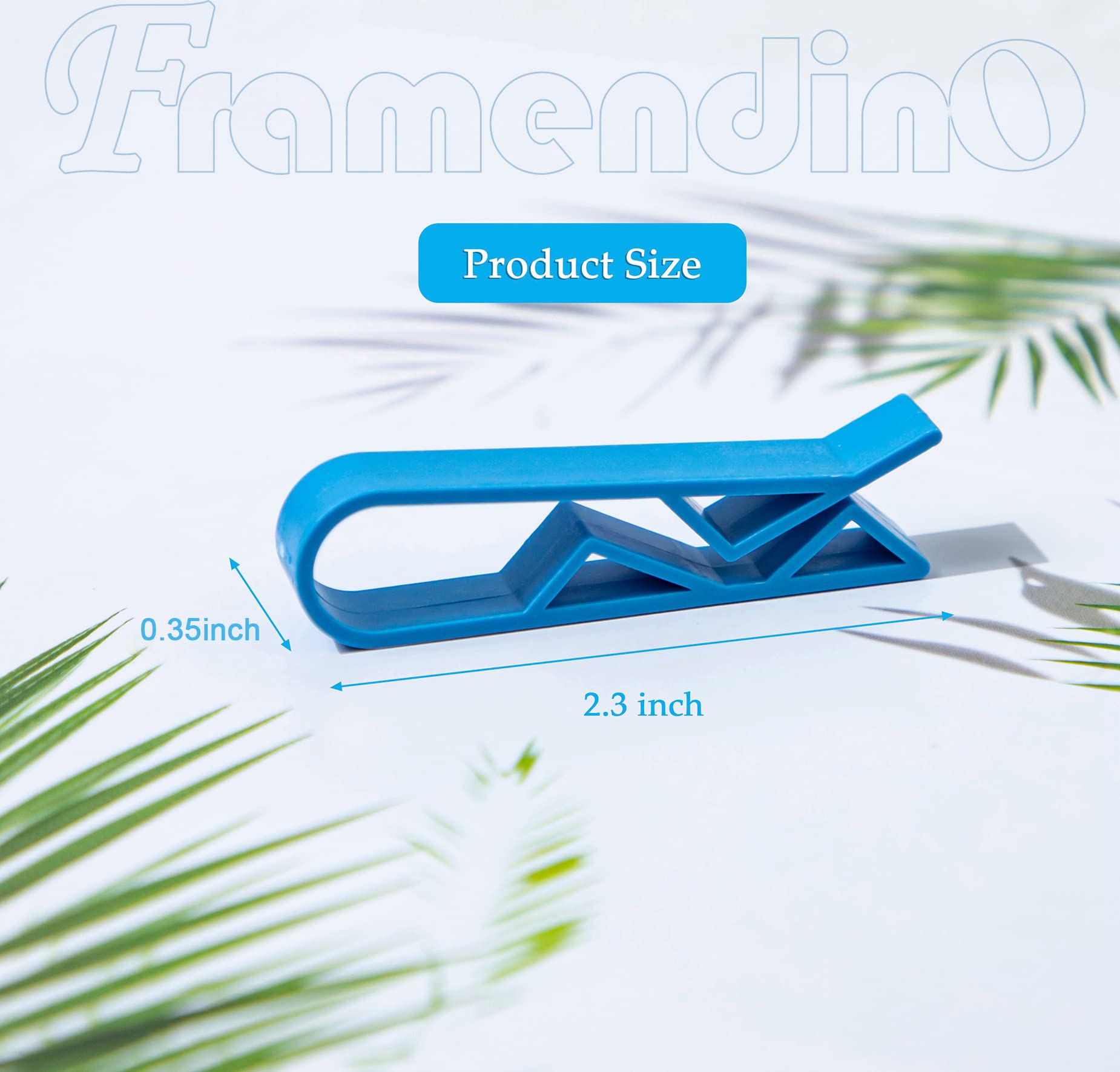 Framendino, 10 Pack Garbage Bin Clips Trash Bag Clips Plastic Washroom Trash Can Bag Clips Waste Basket Garbage Bin Clamp Rubbish Bag Clips Anti-Slip Fixation Clip Holder for Home Office