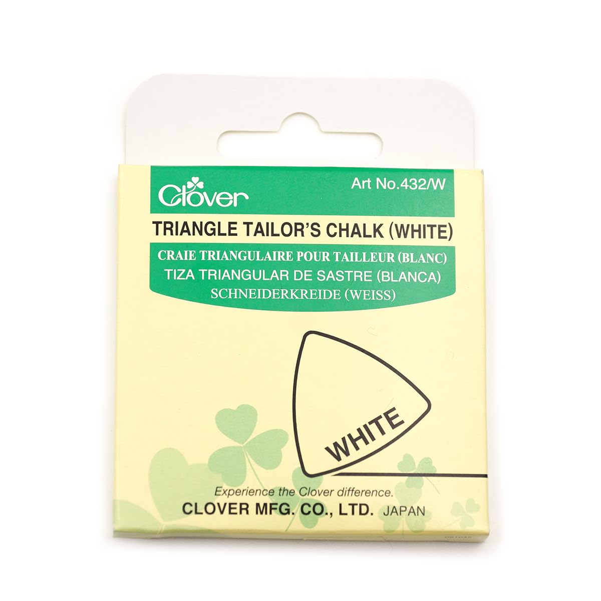 Clover Triangle Tailors Chalk White
