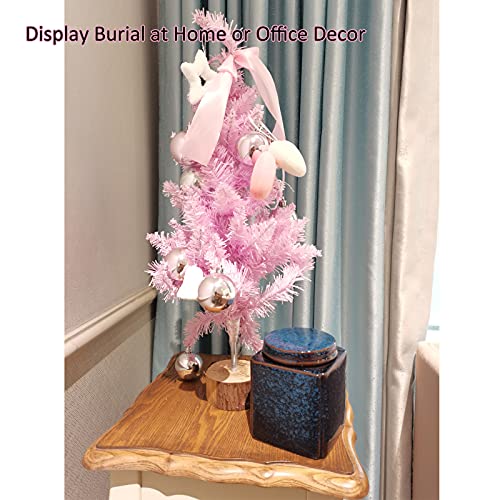 by Unbranded Keepsake Urns Ashes Ceramics, Small Urns For Human Ashes, Cremation Urns for Ashes Unique Handmade Products and Ashes Urn, Display Burial at Home or Office Decor (Blue)