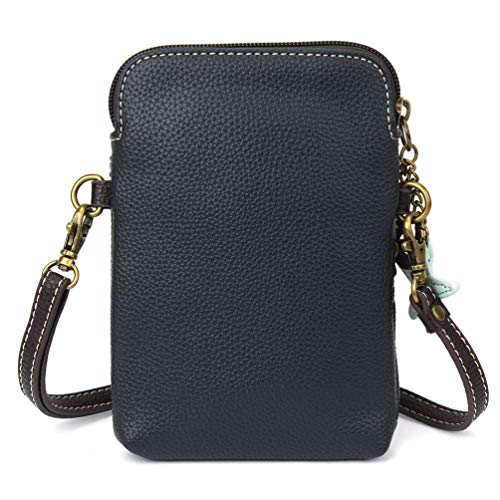 Chala Group Handbags Turtles Cellphone Crossbody Purse, Navy/Teal