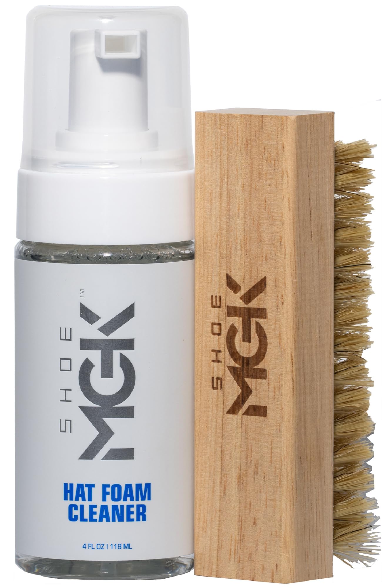 Shoe MGK Hat Cleaner Kit - Foam Cleaner & Brush for All Hat Types