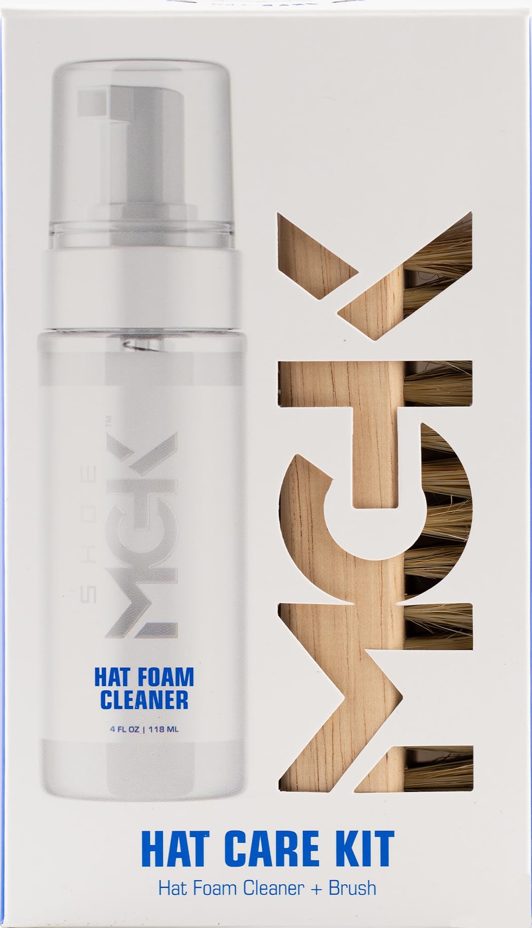 Shoe MGK Hat Cleaner Kit - Foam Cleaner & Brush for All Hat Types