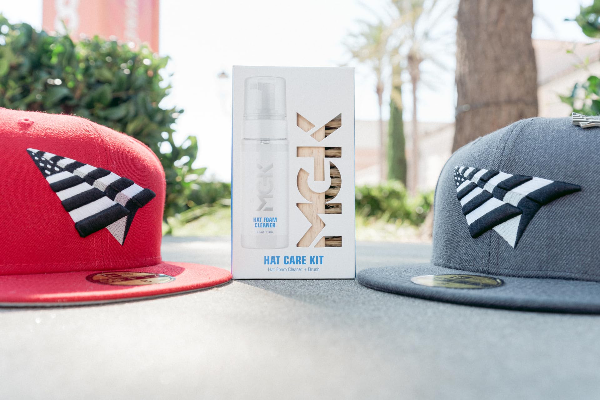 Shoe MGK Hat Cleaner Kit - Foam Cleaner & Brush for All Hat Types