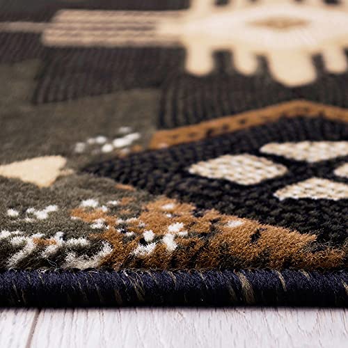 YHSF South West Native American Area Rug C318 (Sage Green, 2 Feet x 3 Feet 4 Inches)
