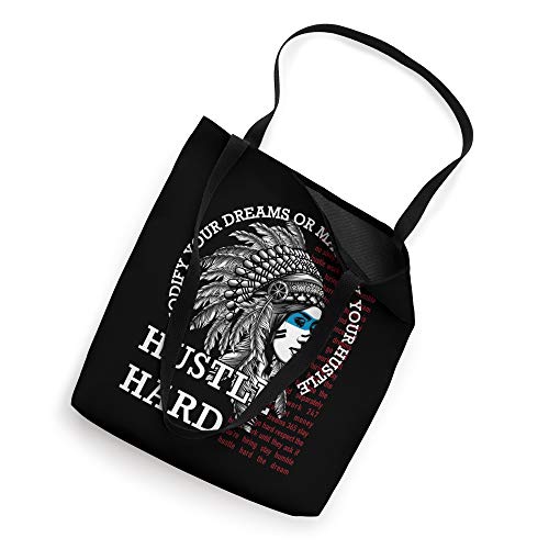 Native American Hustle Hard Shirt Urban Gang Ster Clothing Tote Bag