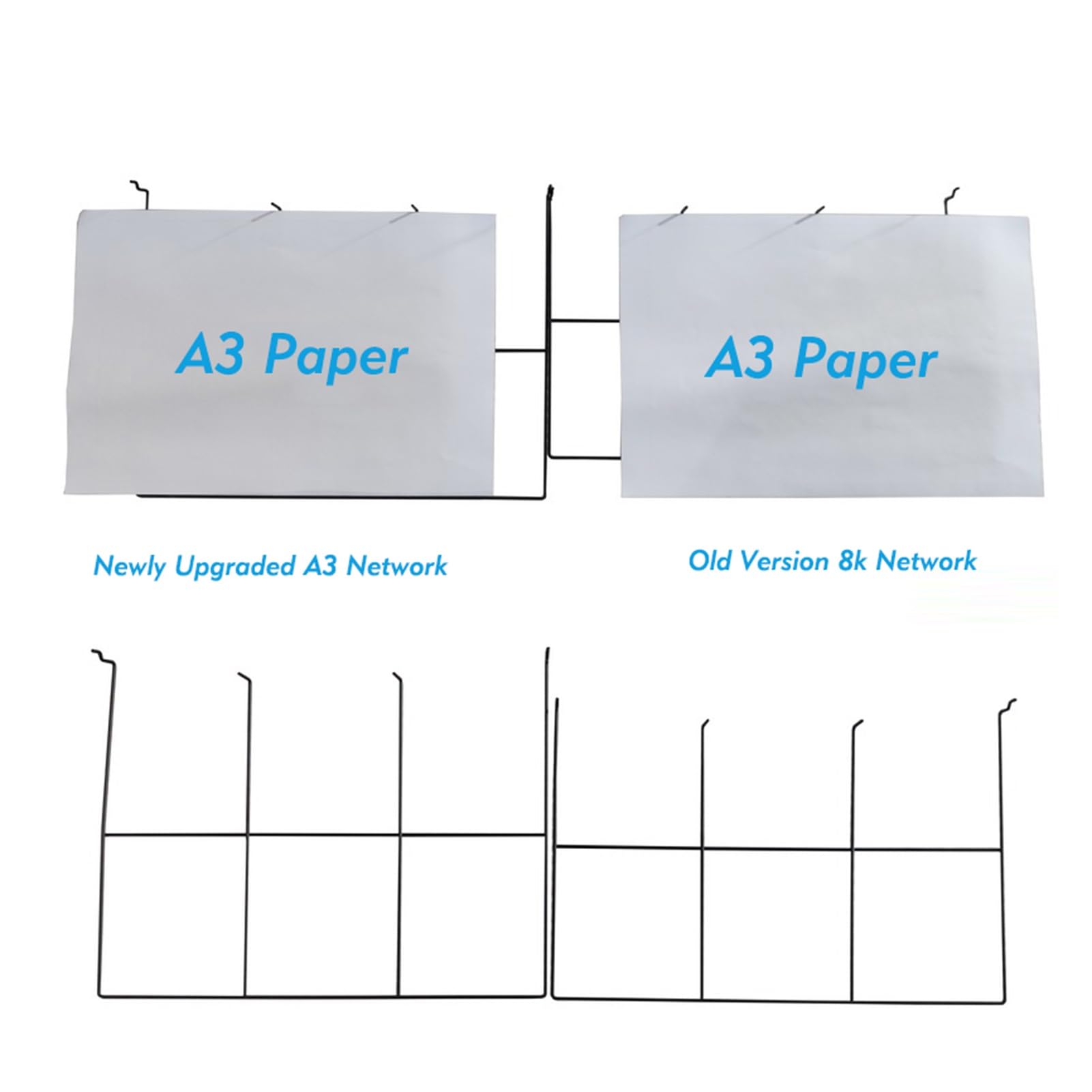 Art Drying Rack, Drawing Art Storage Rack All-Steel Double-Sided Wire Drying Rack,Suitable for Schools and Homes