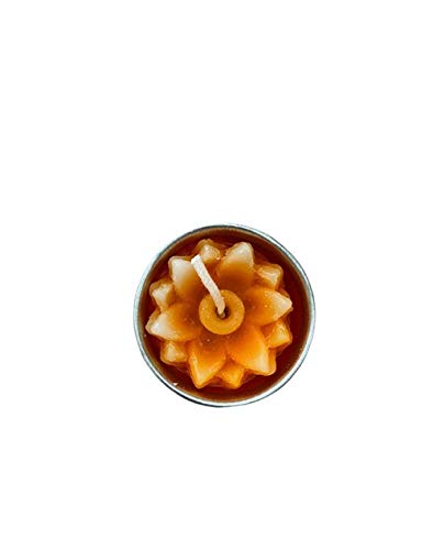 Lotus Flower Tealight Candles Scented Tea Lights Aromatherapy Relax Candles for Birthday Party and Wedding Favor Decoration Pack of 10 Pcs.