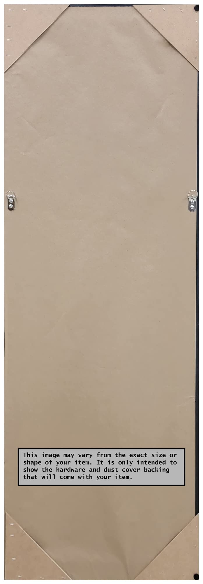 Amanti Art Bronze Full Length Mirror for Door, 50x16 Two Tone Bronze Copper Tall Wall Mirror Full Length, Mounted to Door or Closet Wall with no Visible Brackets, Modern Contemporary Wood Frame