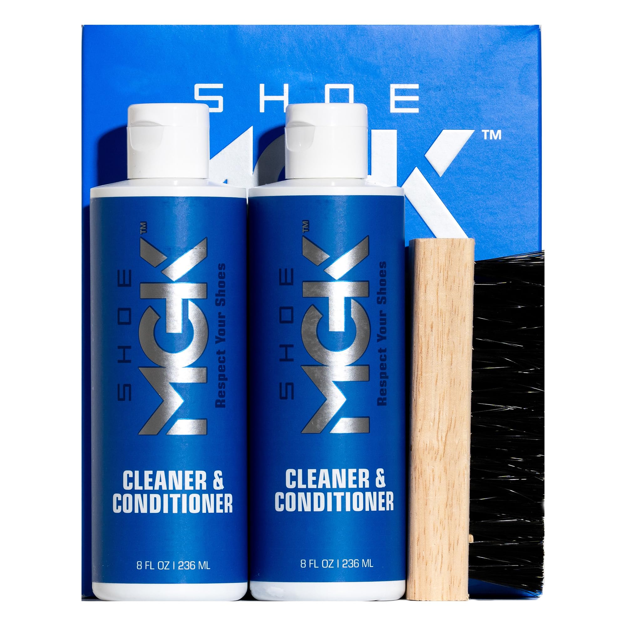Shoe MGK Double Pack XL - Shoe Cleaning Kit Bundle for White, Athletic, and Leather Shoes
