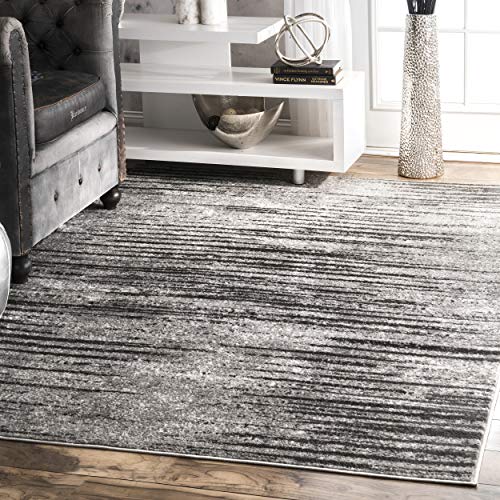 nuLOOM Elsa Faded Area Rug, 9' x 12', Grey