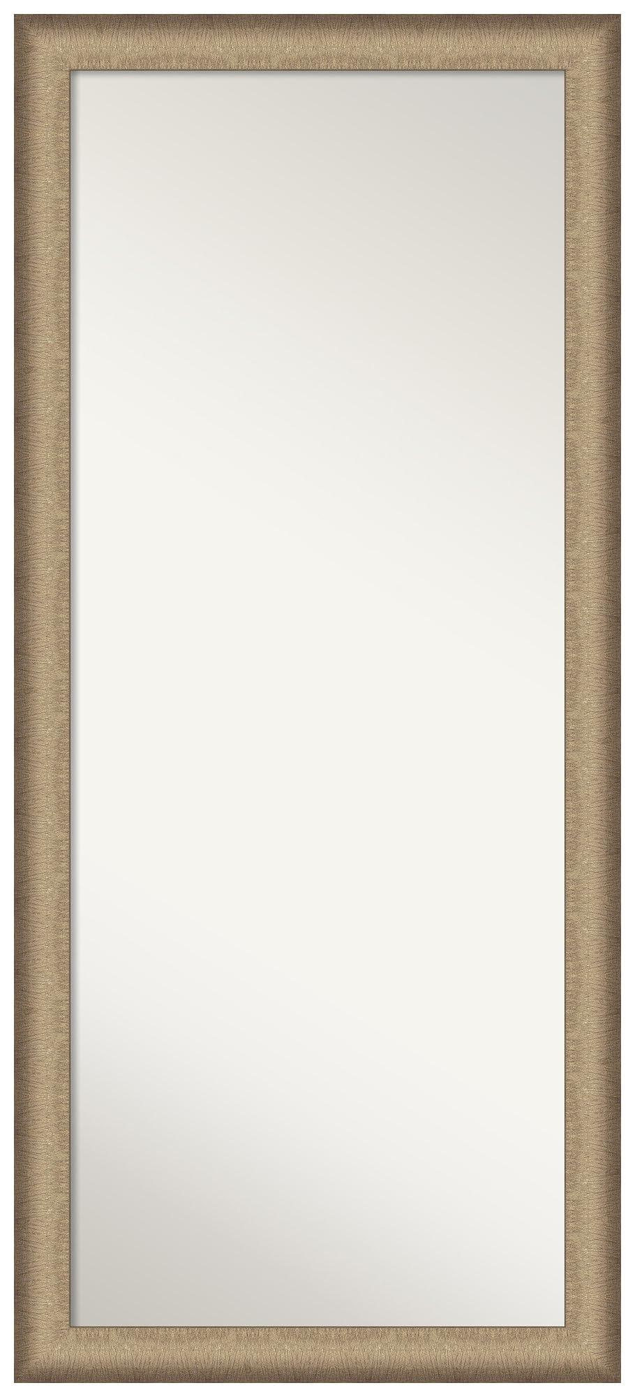 Amanti Art Bronze Full Length Mirror, 65x29 Elegant Brushed Bronze Tall Free Standing Body Wall Mirror Full Length for Dressing, Casual Frame, Lean on Floor or Hang, Wall Decor from WI, USA