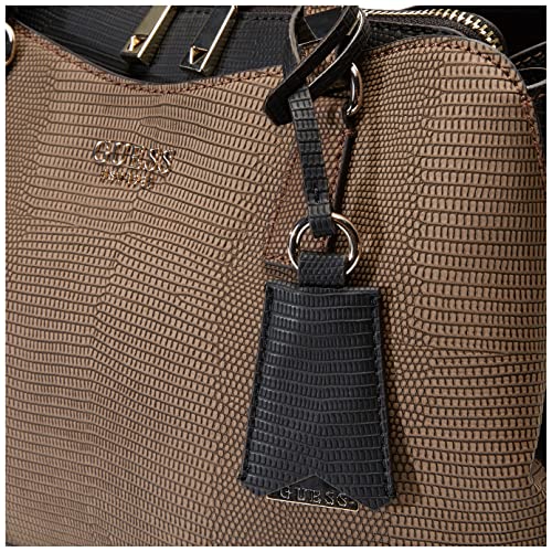 GUESS womens Satchel, Satchel Shoulder Bag, Chestnut Multi, One Size US
