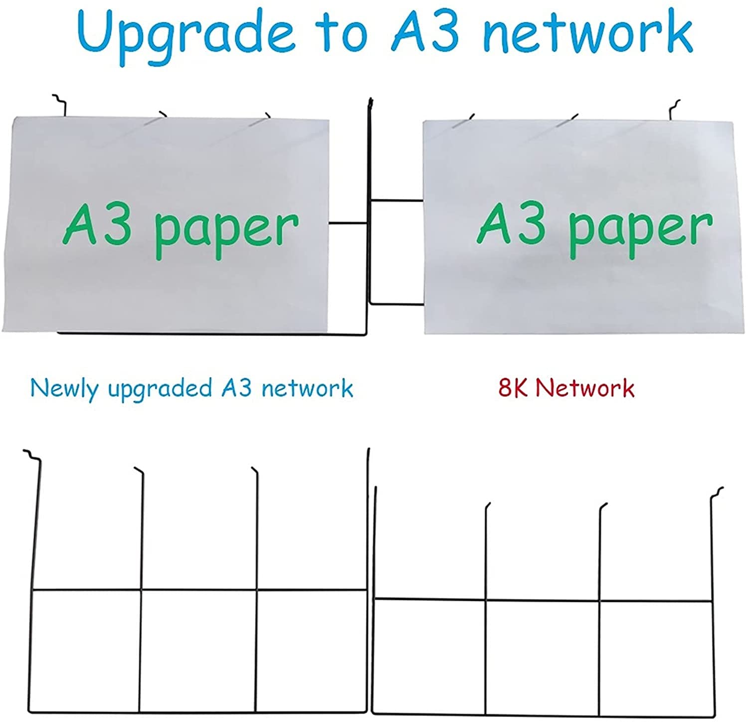 DONGYUE Art Drying Rack for Art Metal Wire Work Display Rack, Art Carts with Wheels for Classroom Art Studios and Home Use. Drying & Print Racks (Size : 57x47x97(25 Layers))