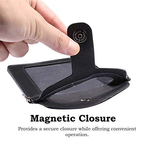 Lightweight Cell Phone Touch Screen Crossbody Bag Travel Shoulder Purse Wristlet Clutch Handbags, Black
