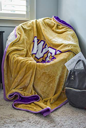 Dormitory 101 Western Carolina University WCU Catamount Premium Quality Plush Fleece Blanket Throw - X Large 60"X80". Fits Queen or Twin XL. Great Gifts!