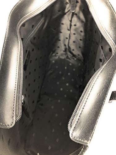 Kate Spade New York Schuyler Medium Leather Tote Shoulder Bag in Black 001