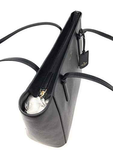 Kate Spade New York Schuyler Medium Leather Tote Shoulder Bag in Black 001