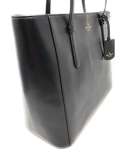 Kate Spade New York Schuyler Medium Leather Tote Shoulder Bag in Black 001