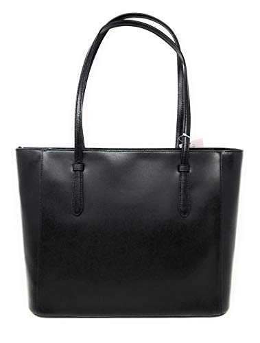 Kate Spade New York Schuyler Medium Leather Tote Shoulder Bag in Black 001