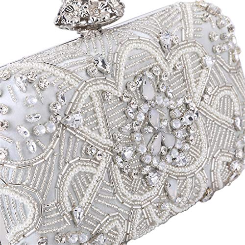 XINNI Women Rhinestone Purse Shining Clutch Handbag for Evening Party Cocktail