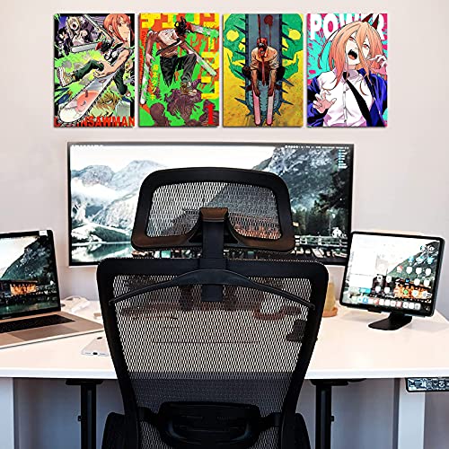 xuankumaibao Chainsaw Man Poster 12 PCS 10x14Inch HD Photo Chainsaw Man Merch
