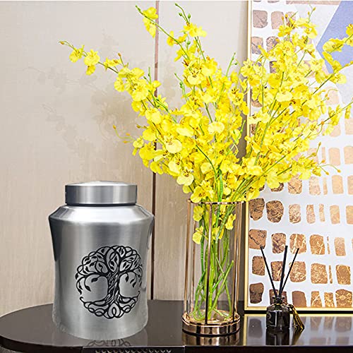 Cremation Urn for Ashes for Adults up to 160lbs Tree of Life Funeral Burial Urns Satin Bag for Human Ashes