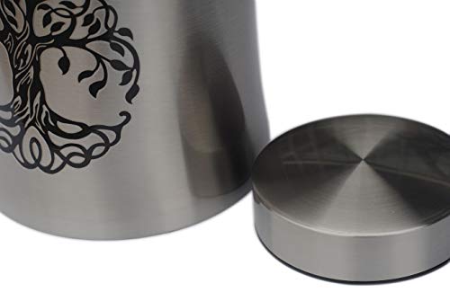 Cremation Urn for Ashes for Adults up to 160lbs Tree of Life Funeral Burial Urns Satin Bag for Human Ashes