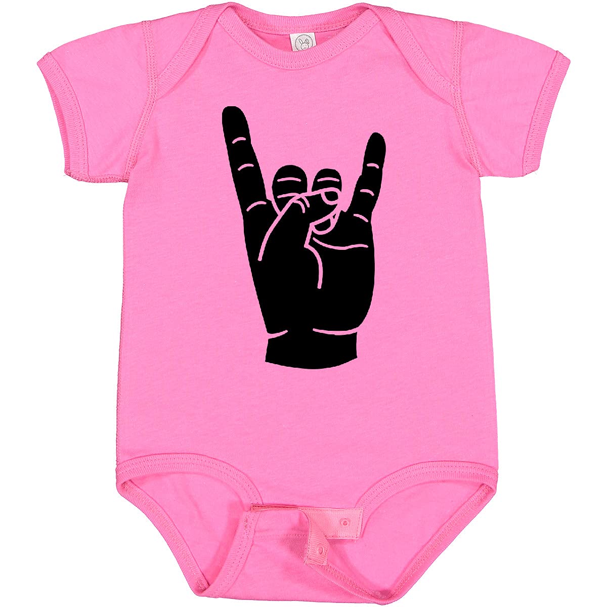 inktastic Rocker Horns Baby Bodysuit Newborn Raspberry 18b1d