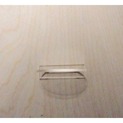 Clear Plexiglass Wall Stand, Stick On, Single Shelf No Nails or Screws, 24 pack