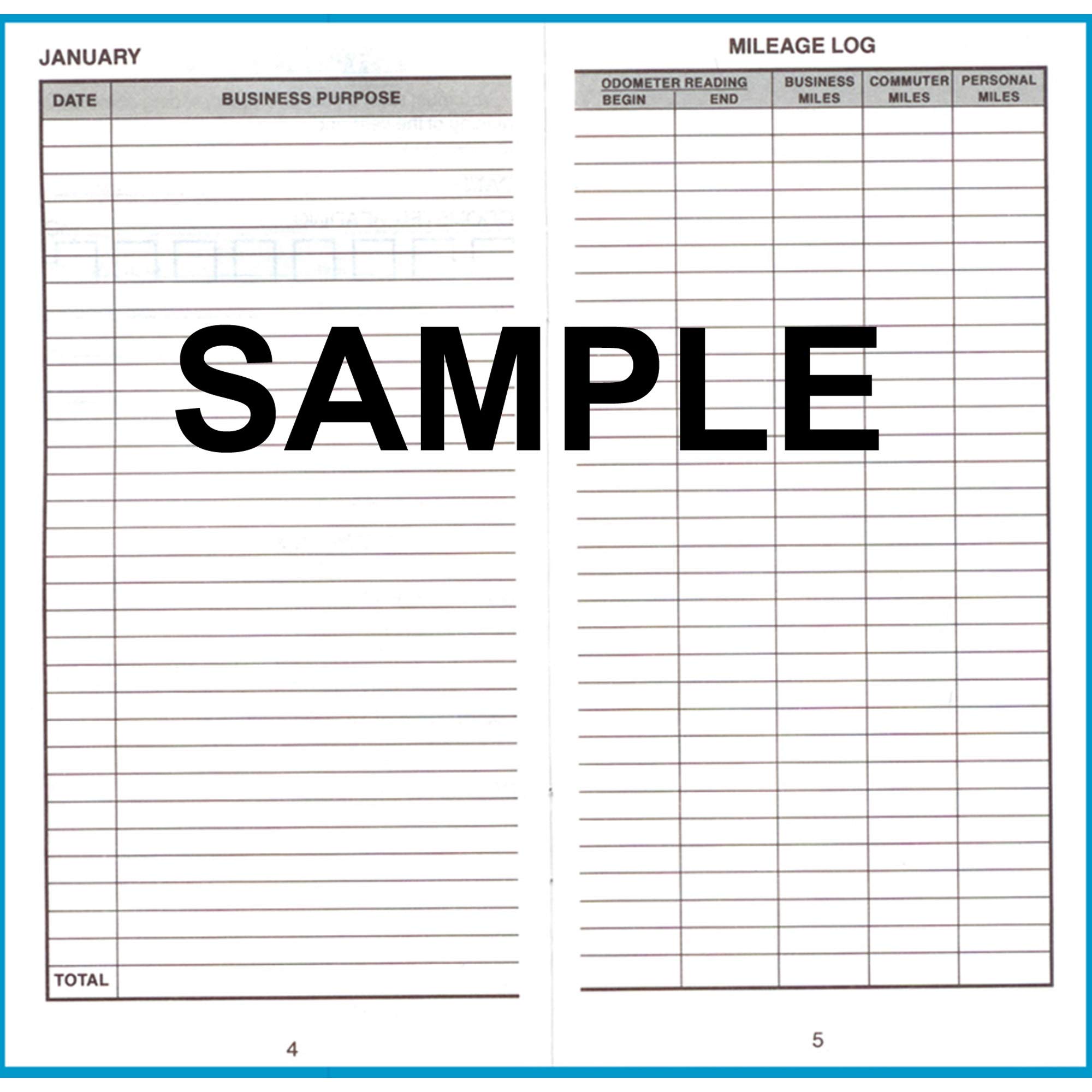 Dome Auto Mileage Log, Undated, 32 Forms [Set of 3]