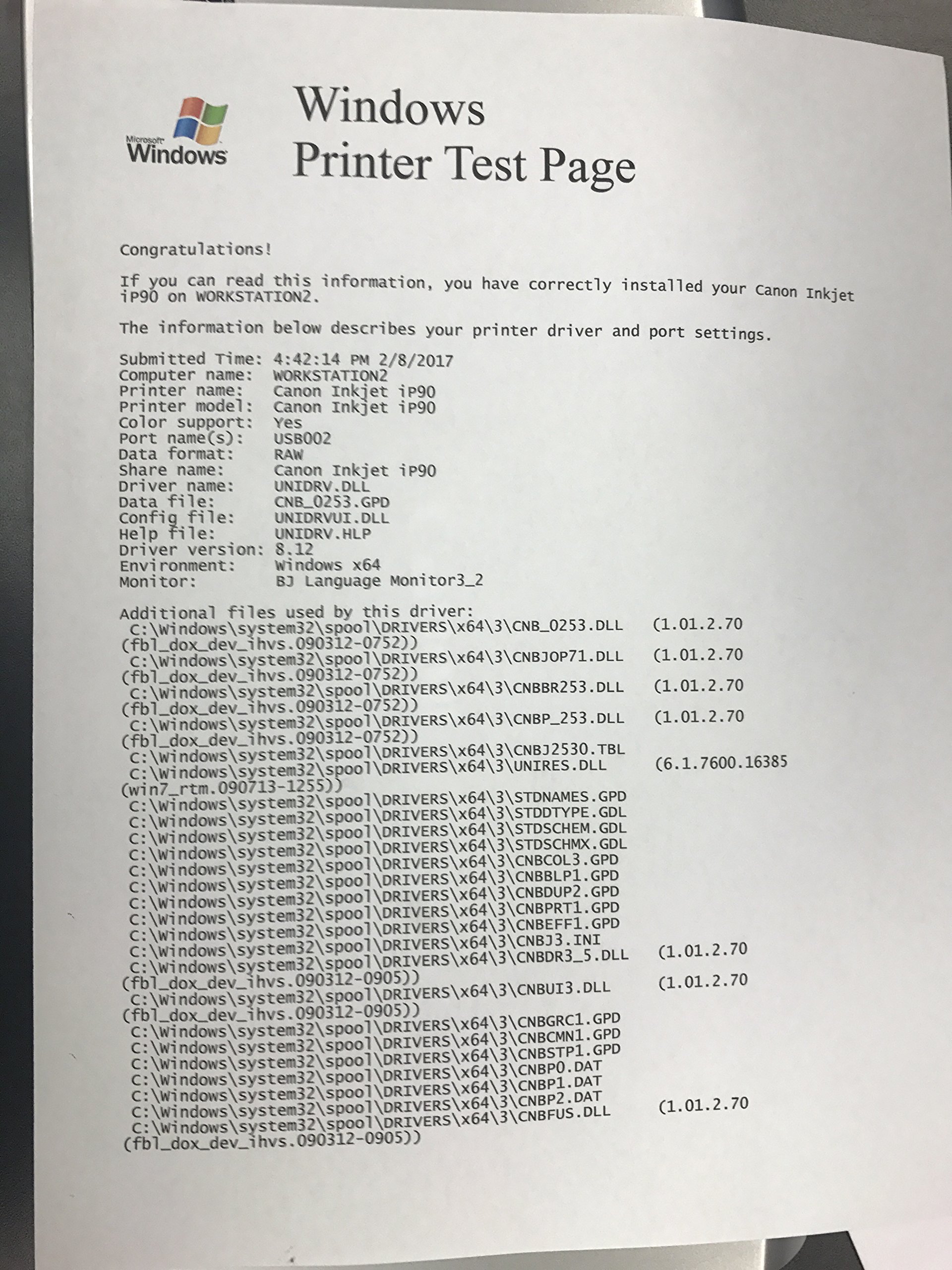 Canon PIXMA iP90 Photo Inkjet Printer (9466A001)