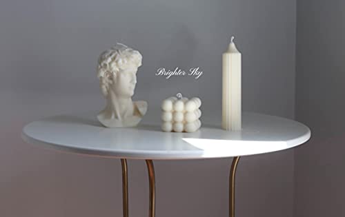 David Sculpture Candle by Brighter Sky|Natural Wax|Candle Decor|Gift for Her|Cute Candle|Candle Ideas|Wax Melts|Pillar Candle|Candle Holder|Candle Gift|Sculpture|Decorative Candle|Home Decor