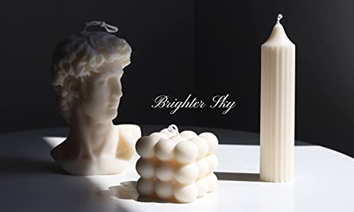 David Sculpture Candle by Brighter Sky|Natural Wax|Candle Decor|Gift for Her|Cute Candle|Candle Ideas|Wax Melts|Pillar Candle|Candle Holder|Candle Gift|Sculpture|Decorative Candle|Home Decor