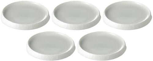 セトモノホンポ(Setomonohonpo) Set of 5 Blue White Porcelain 7.0 Stone Plate [22 x 2.7 cm] | Appetizer Plate
