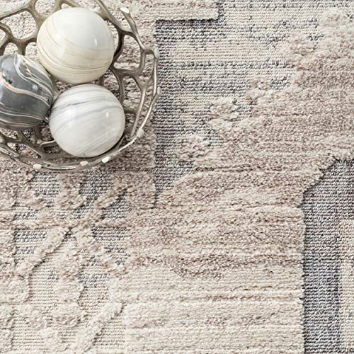 nuLOOM Sorolla Modern Shag Runner Rug, 2' 6" x 6', Beige