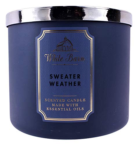White Barn Sweater Weather 3 Wick Candle WB