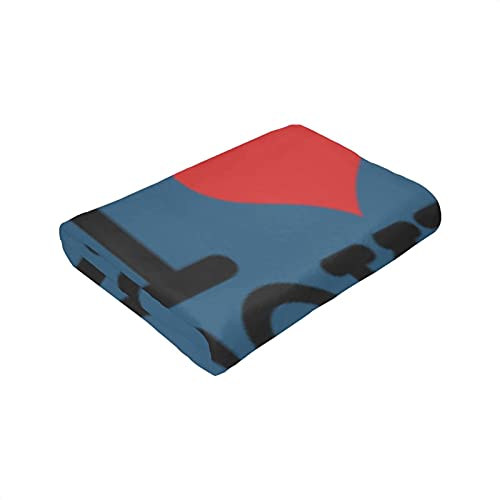 I Love Coke by WAM Flannel Fleece Throw Blankets for Bed Sofa Living Room Soft Blanket Warm Cozy Fluffy Throw Plush Blanket
