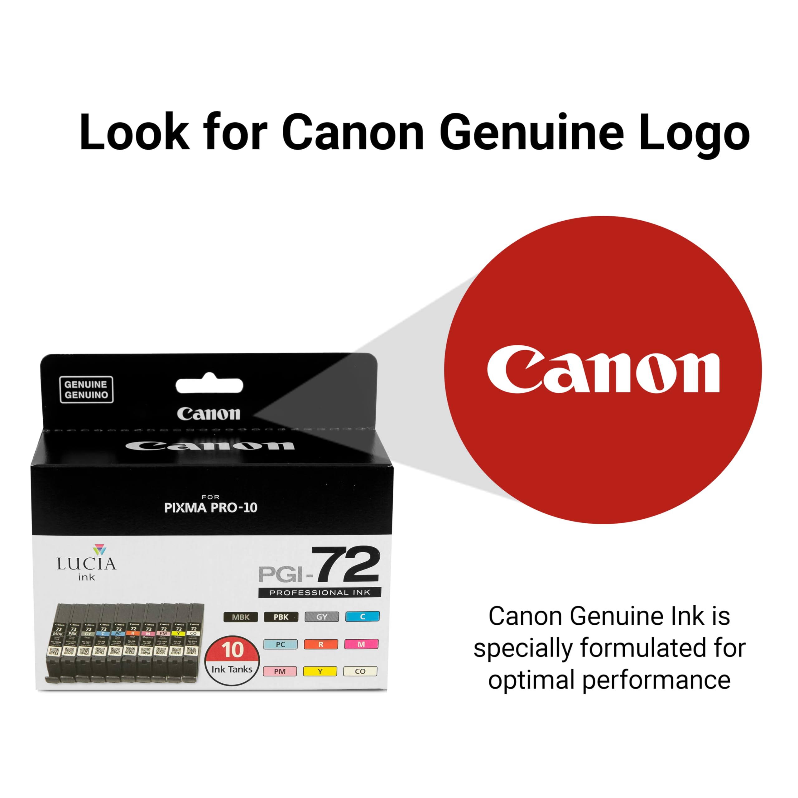 Canon PGI-72 Ten-Pack of Ink Tanks