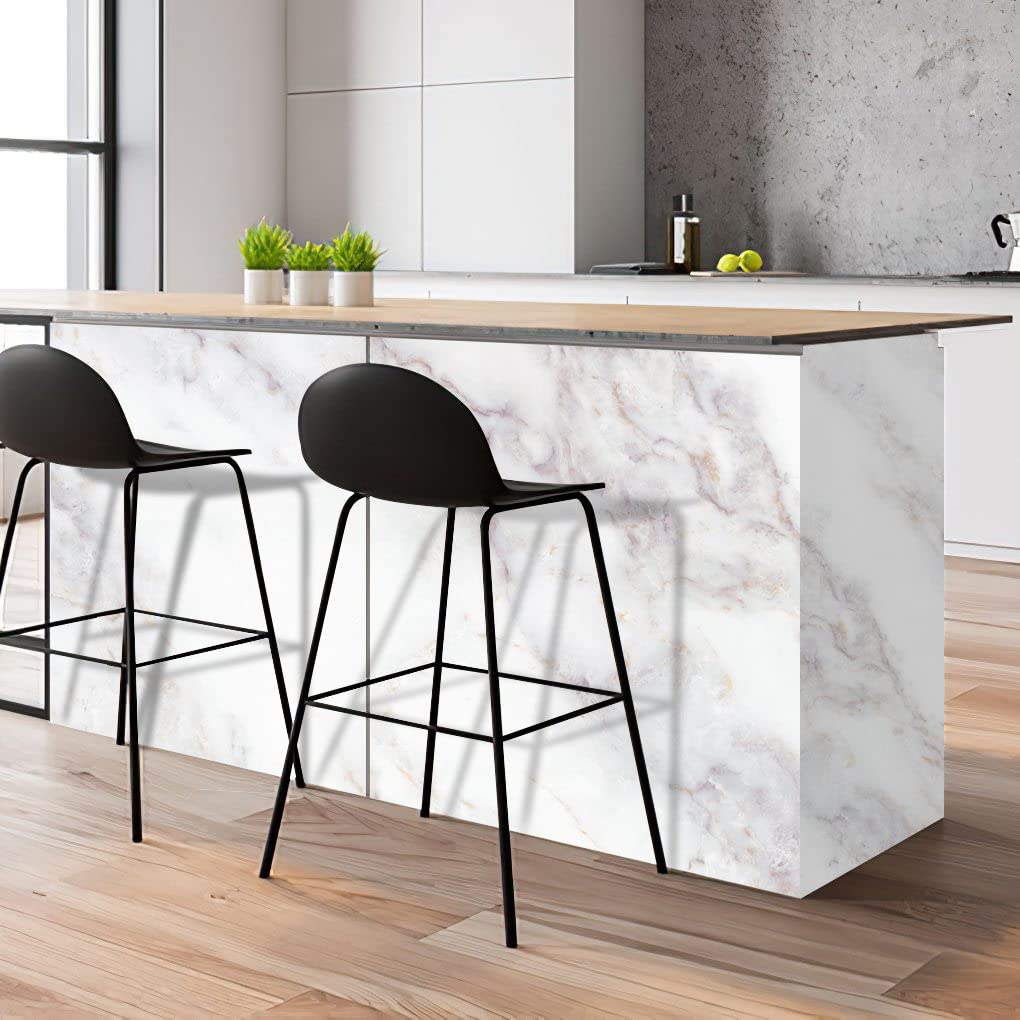 Arthome Marble Contact Paper Peel and Stick Wallpaper 17''x120'' Self Adhesive Decorative Vinyl Film Waterproof for Table,Countertop,Cabinet,Shelf Liner Removable Stick On Wall Covering