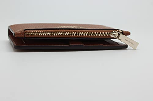 Kate Spade New York Leila Small Slim Bifold Wallet Warm Gingerbread