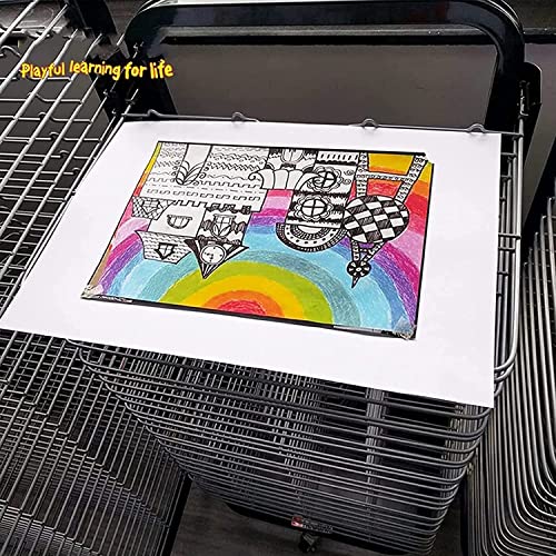 Art Drying Rack, Mobile Art Drying Rack with Wire Rack for Artwork, Drying and Printing Rack, Ideal for Schools and Art Clubs (Size : 20-Layer)
