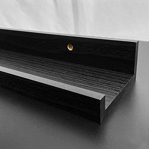 3 Pack 24 inch and 3 Pack 47 inch Photo Picture Ledge Shelf for Office, Living Room, Bedroom