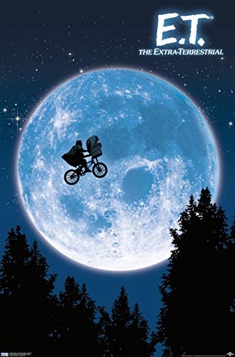 Trends International 24X36 E.T. The Extra-Terrestrial-One Sheet Wall Poster, 24" x 36", Unframed Version, Bedroom