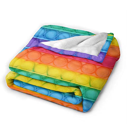 Ultra-Soft Blanket 3D Printing Flannel Throw Blanket for Couch Sofa Bed Throw Size Super Cozy and Comfy for All Seasons 1-50"x40"
