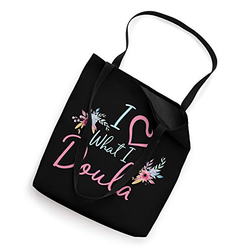 Cute Doula Flowers Design Midwife Nurse & Baby Catcher Gift Tote Bag