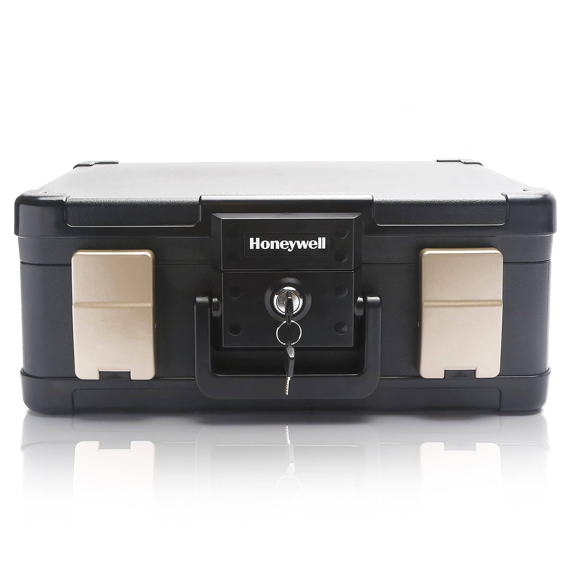 Honeywell Safes & Door Locks LHLP1103 30 Minute Fire Safe Waterproof Safe Box Chest with Carry Handle, Medium, 1103, Black, 7.3 litre