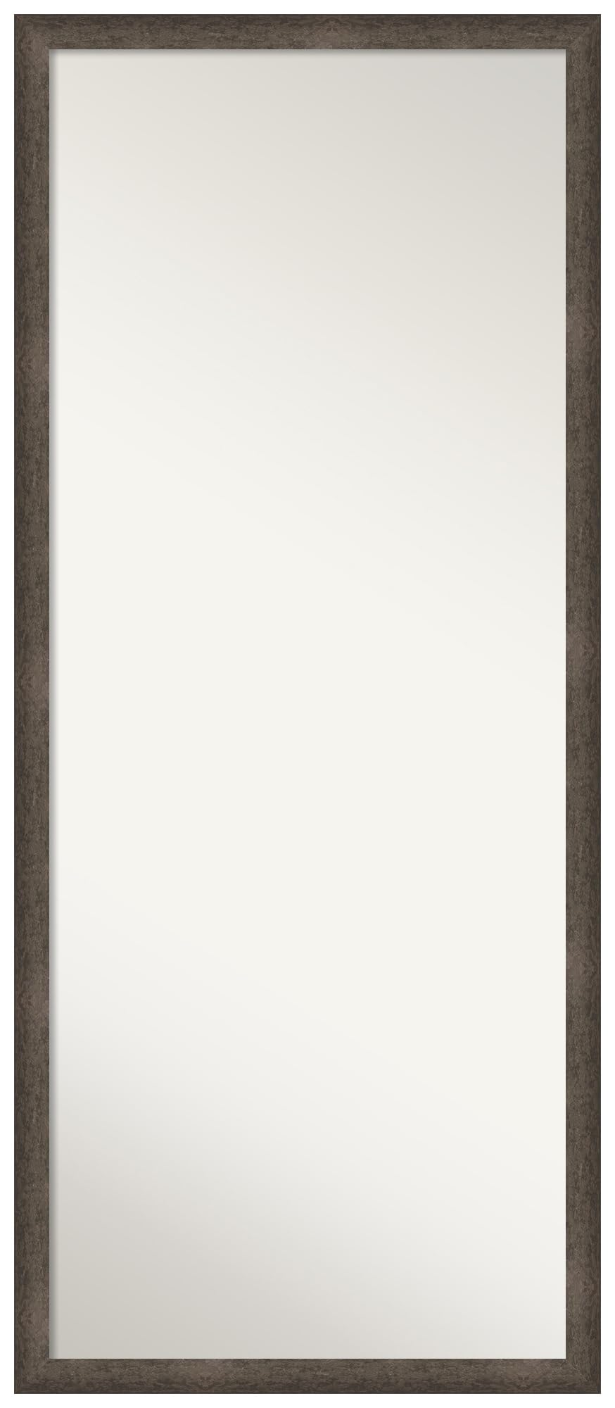 Amanti Art Bronze Full Length Mirror, 63x27 Dappled Light Bronze Narrow Tall Free Standing Body Wall Mirror Full Length for Dressing, Modern Contemporary Wood Frame, Lean on Floor or Hang, Wall Decor